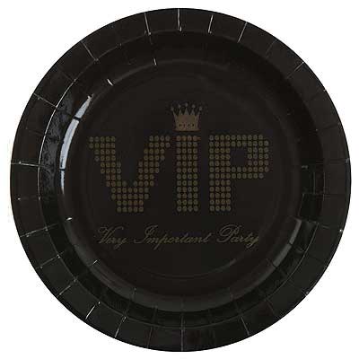 VIP Partyteller Pappteller - VIP-Mottoparty-Tischdeko | Party-Hop