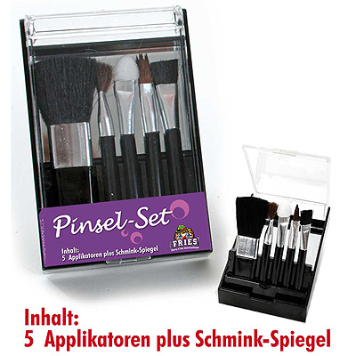Schminkpinsel-Set 5-teilig - für Halloween & Karneval | Party-Hop.de