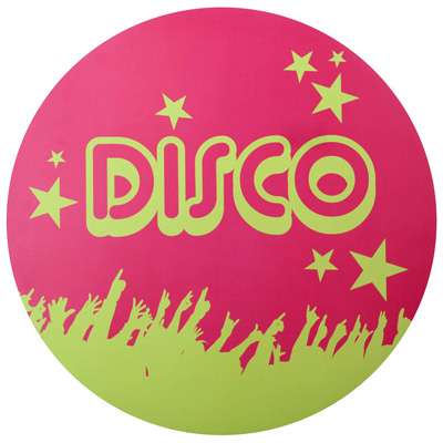 70er Jahre Mottoparty Deko Platzdecken / Tischsets Disco | Party-Hop